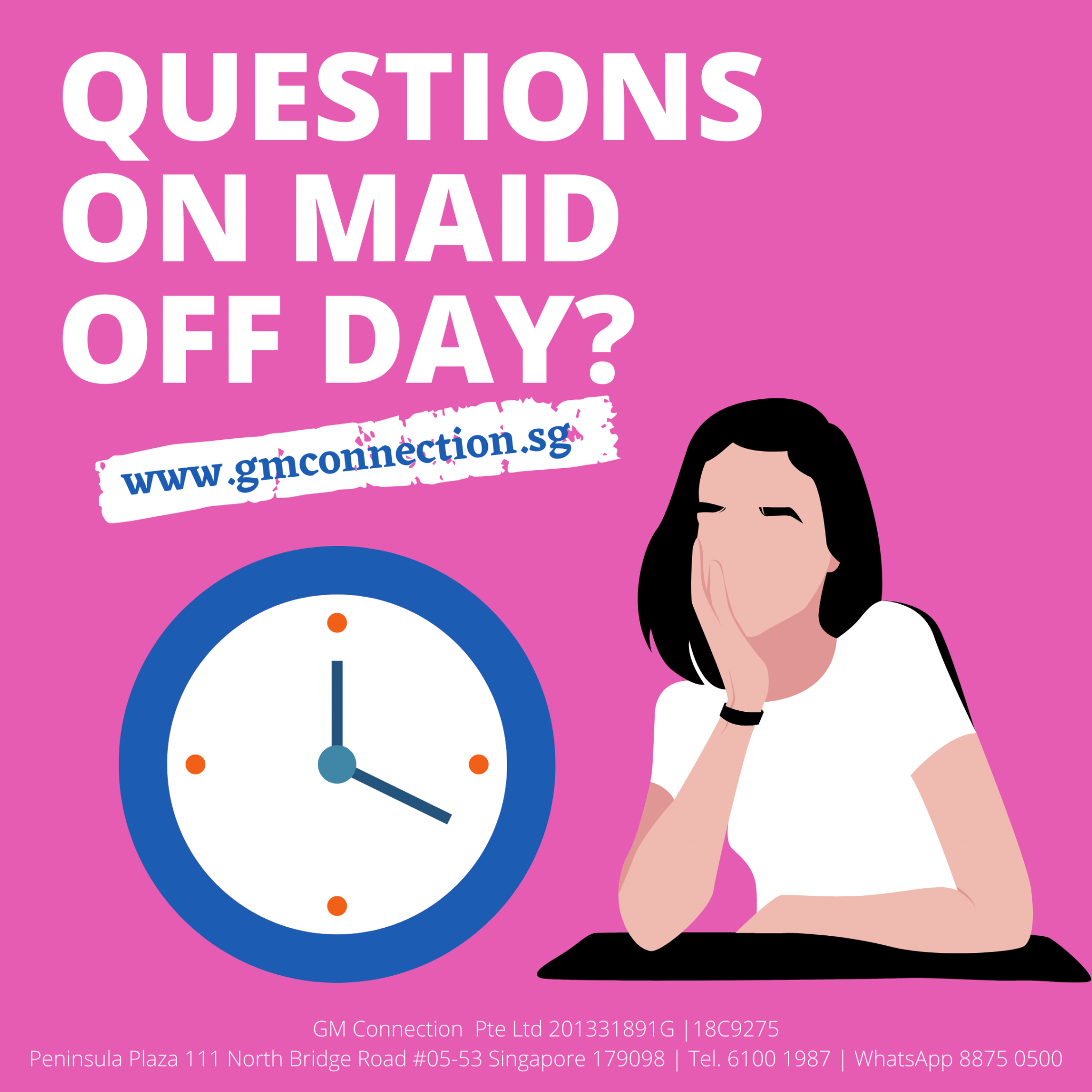 Maid Off Day | Employer's Guide | GM Connection - Trusted. Reliable